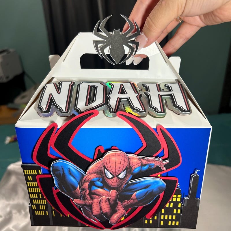 Spiderman Candy Boxes - Etsy