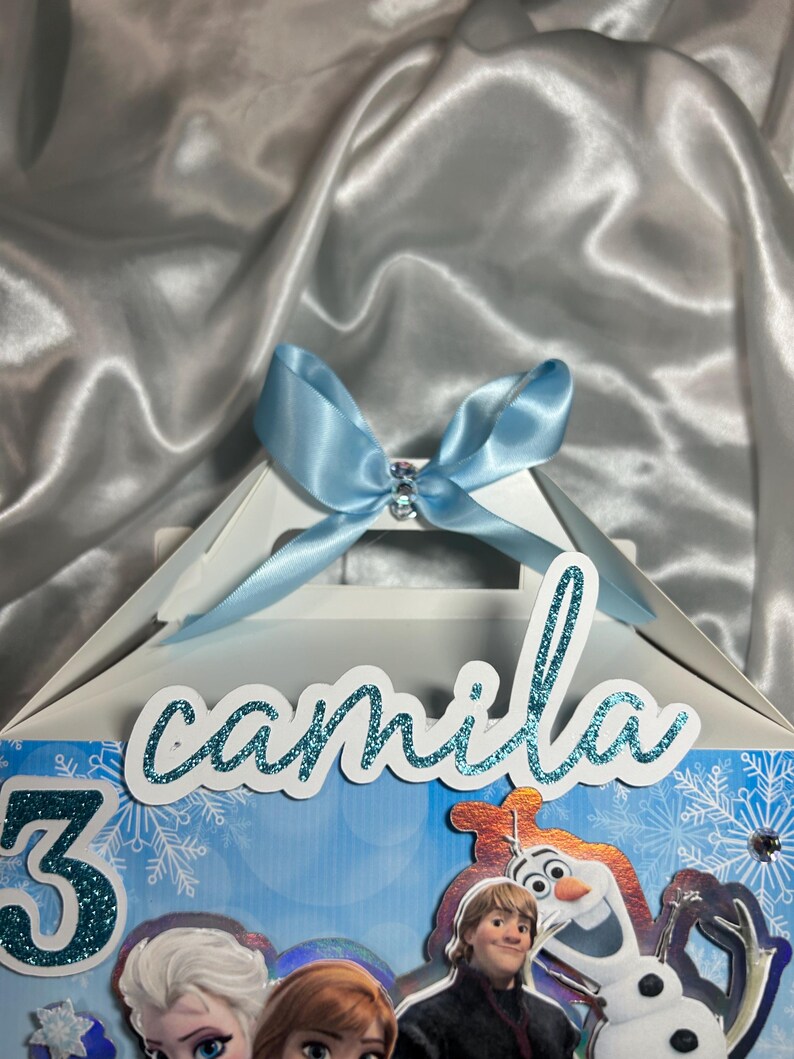 Frozen Gable Box, Candy Boxes, Elsa Party Favors, Frozen Birthday ...
