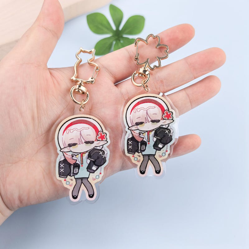 Anime Custom Keychain - Etsy