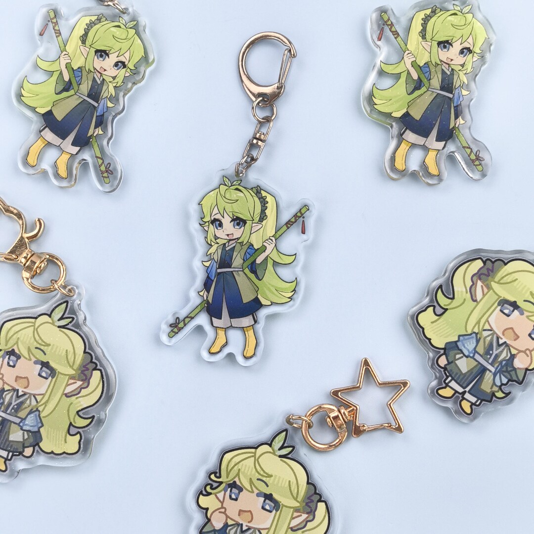 Anime Keychain, Custom Keychain, Photo Customized, Custom Anime Key ...