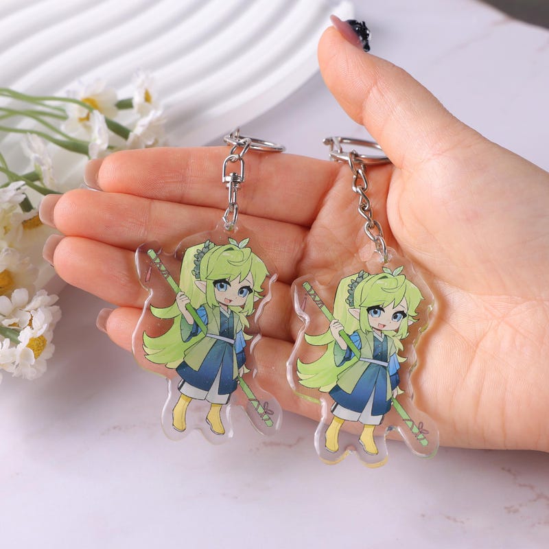 Anime Keychain - Etsy