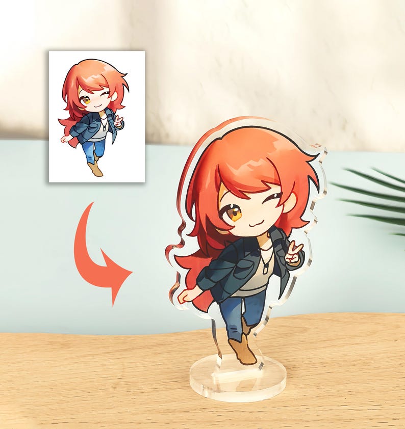 Custom Acrylic Anime Standee, Personalized Cartoon Gift - Etsy