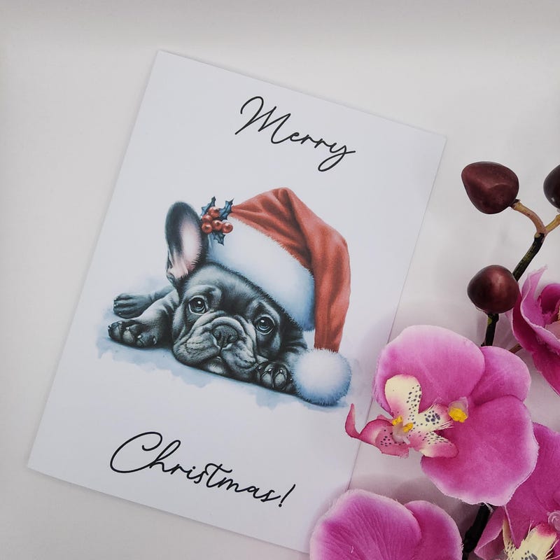 French Bulldog Card - Etsy