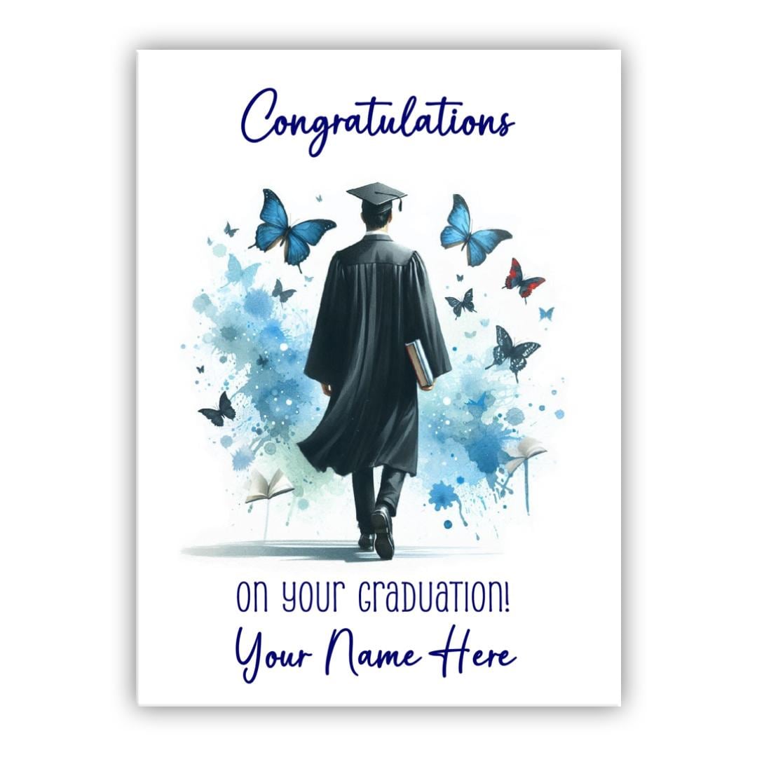 Personalised Graduation Card. Graduation Greeting Card. Graduated Card ...