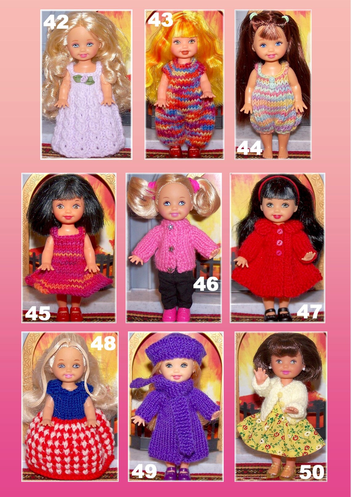 PDF - Knitting Patterns for Kelly Dolls by Kazknitz VOL 2 - Etsy