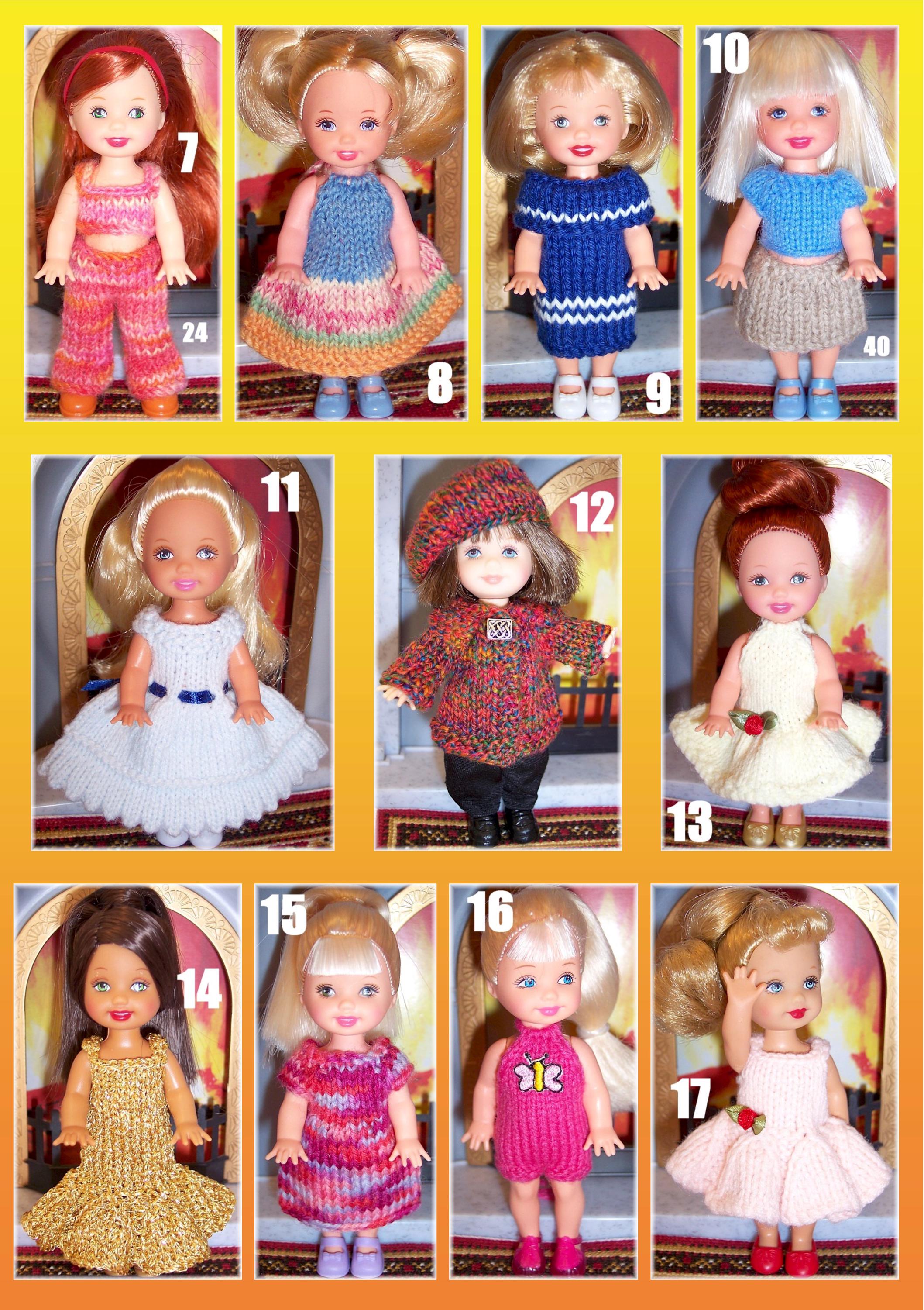 PDF - Knitting Patterns for Kelly Dolls by Kazknitz VOL 1 - Etsy