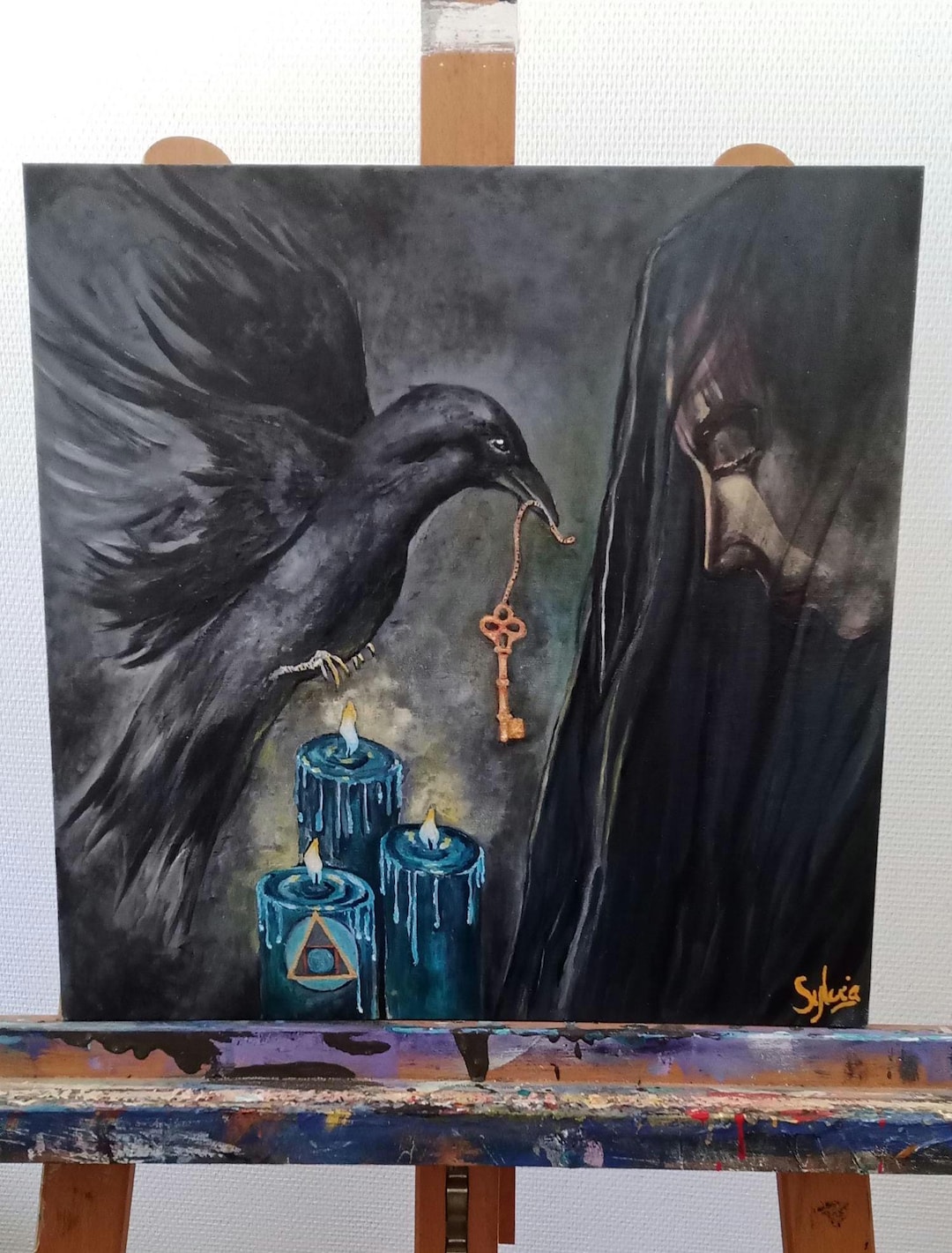 Mourning Painting - Etsy