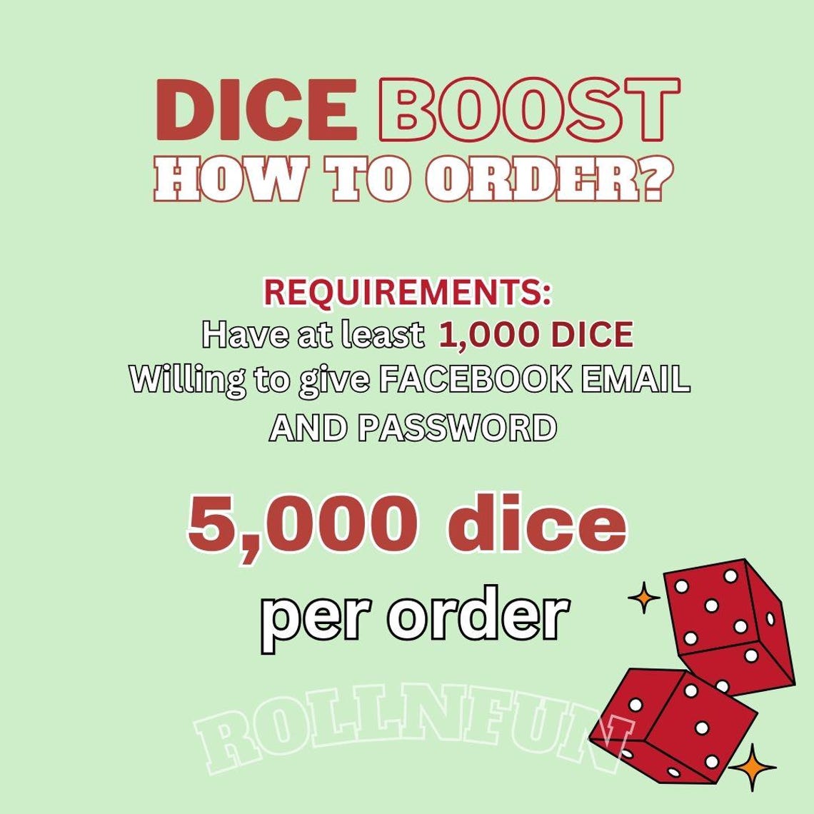 Mono Go Dice Boosting Dice Maker for Need Dice Increase Gain an Extra ...