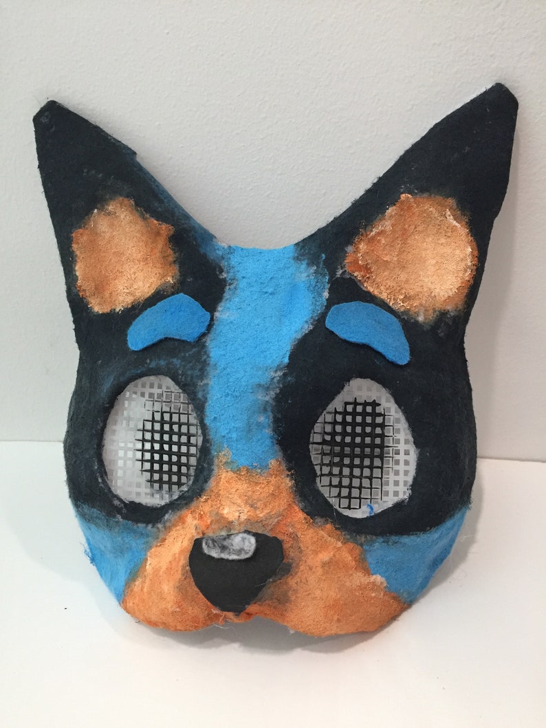 Bluey Mask for Halloween, Costume, Cosplay, and Therian. - Etsy