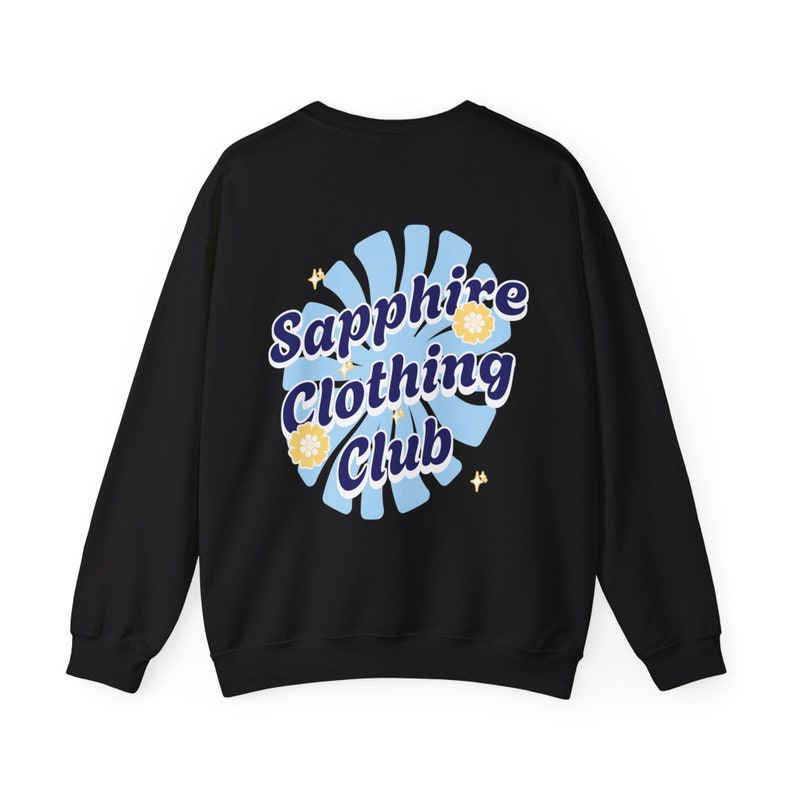 Sapphire Clothing Club Aesthetic Logo Summer Hoodie - Etsy