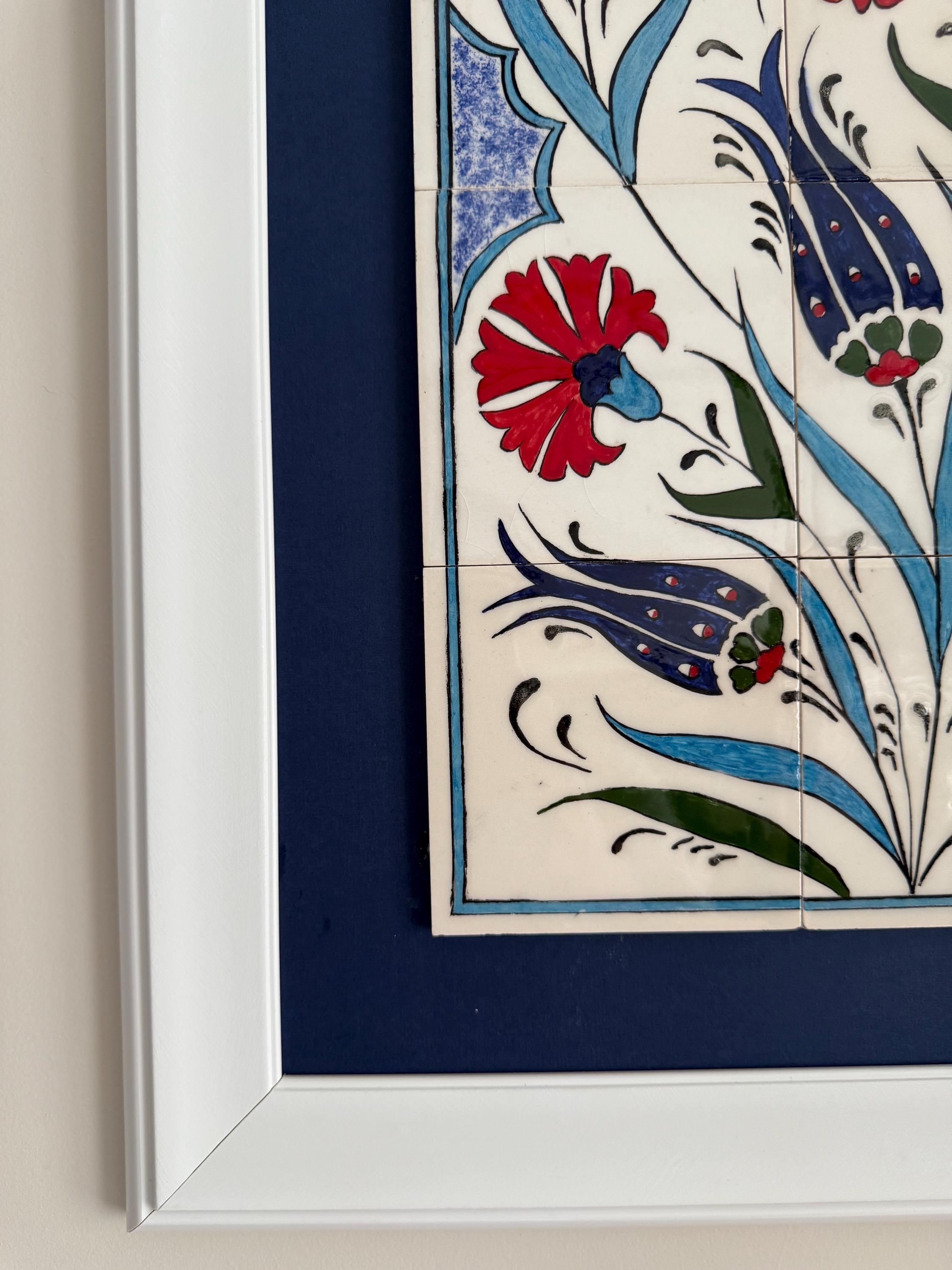 Turkish Handmade Ceramic (Çini) Wall Art / Tile Art - Etsy