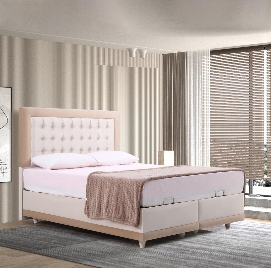 Monday Cream Double Bed - Etsy