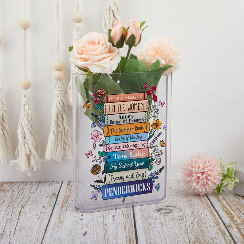 Personalized Book-shaped Vase for Flowers,customized Eco-friendly Vase ...
