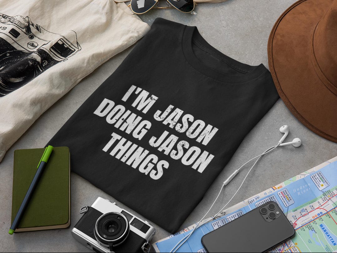 Personalized Funny Name Birthday Gifts for Her / Him, I'm Jason Doing ...