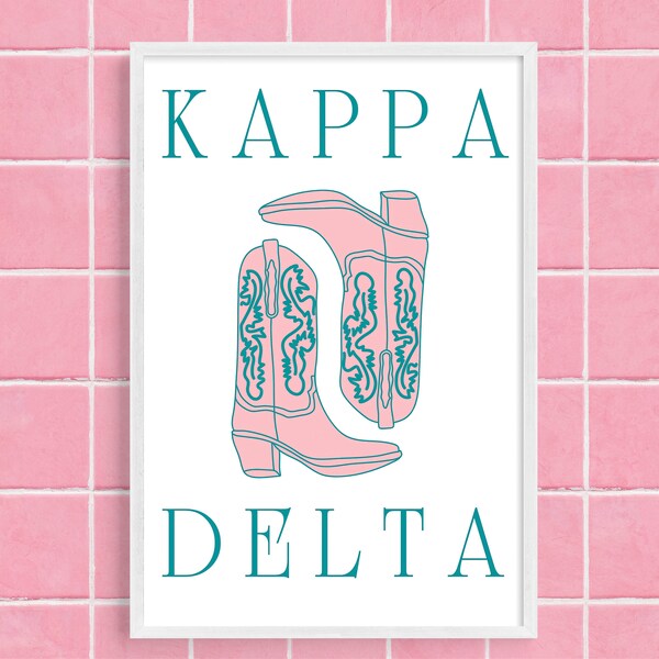 Kappa Delta Wall Art - Etsy