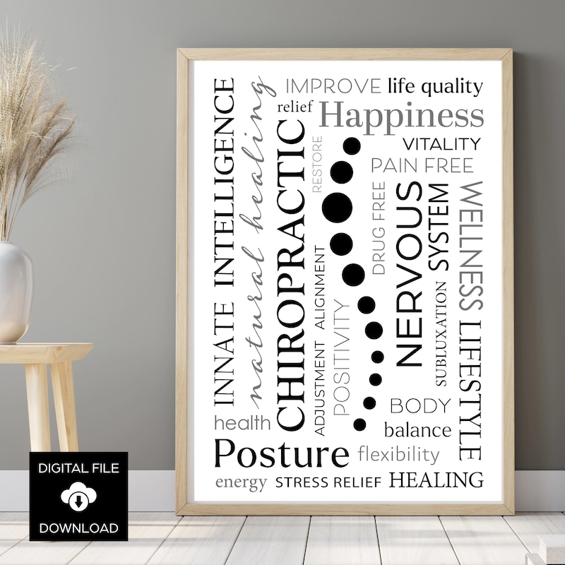 Chiropractic Poster - Etsy