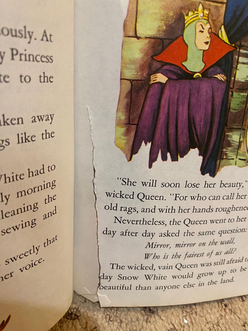 Walt Disney’s Snow White and Seven Dwarfs Little Golden Book - Etsy
