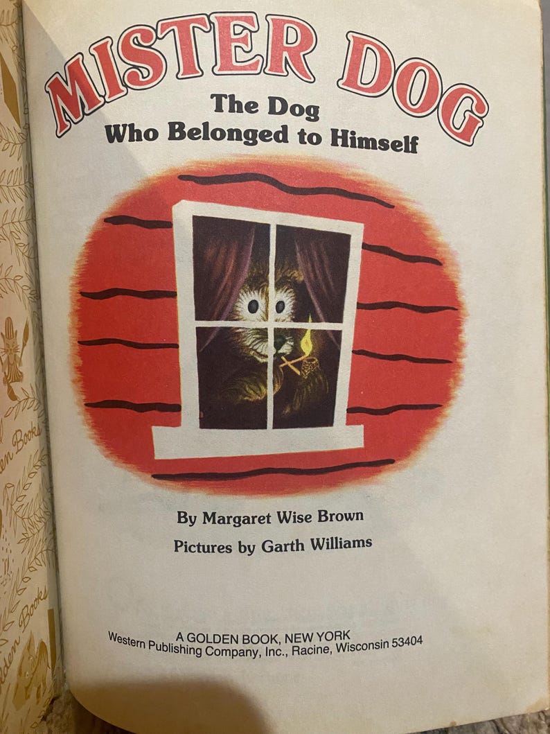 Mister Dog Little Golden Book - Etsy