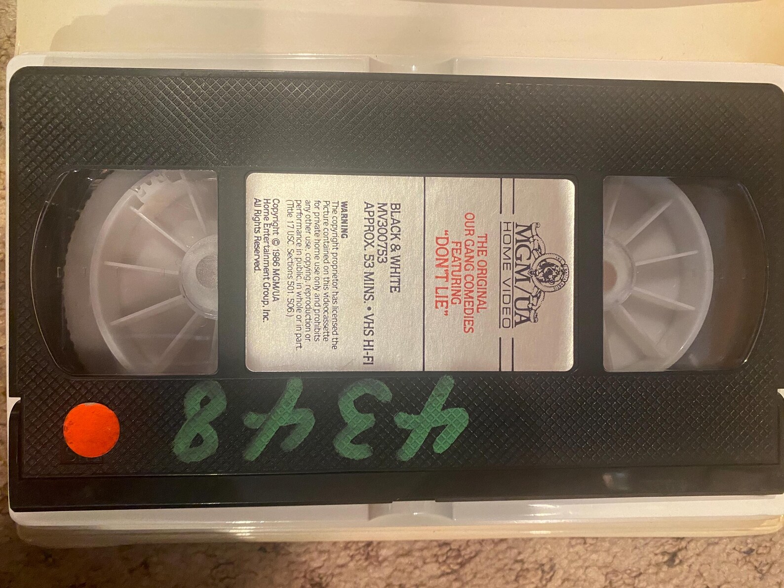 Our Gang Comedies Featuring “dont Lie” VHS - Etsy