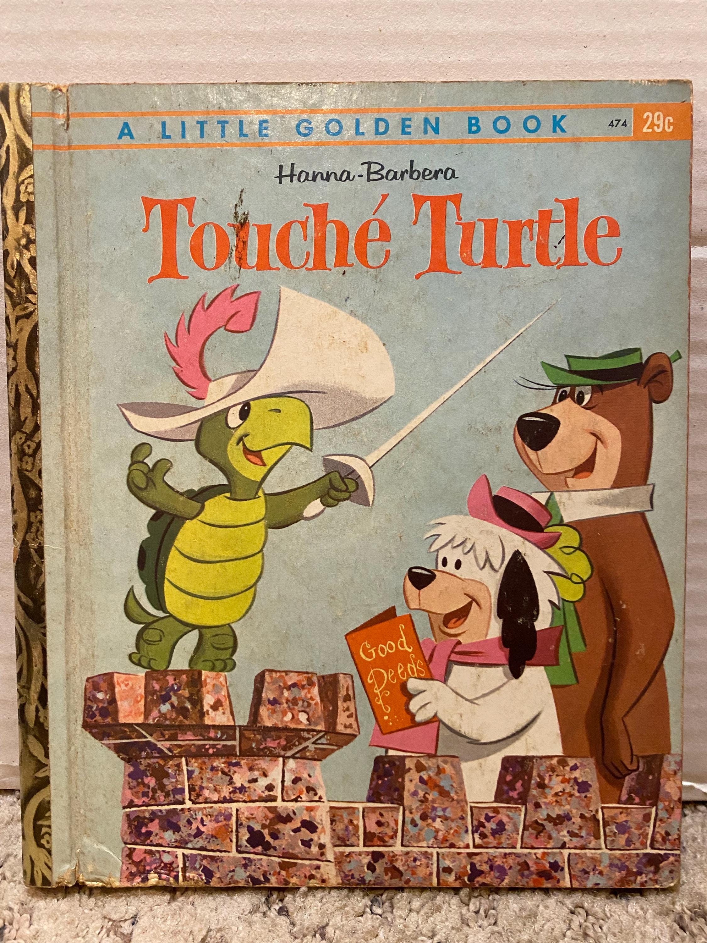 Hanna-barbera Touché Turtle Little Golden Book - Etsy