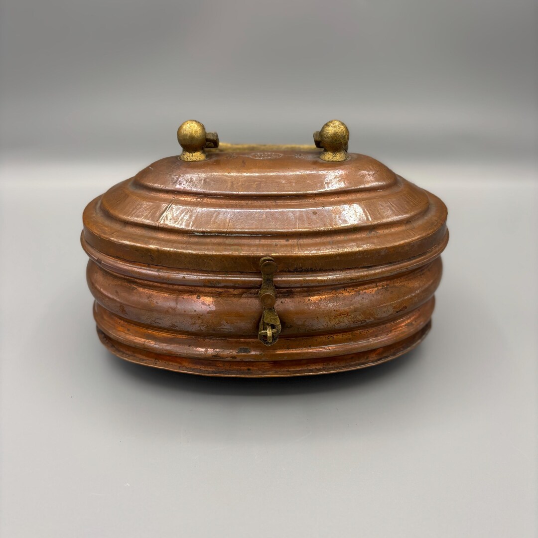 Vintage Turkish Hammam Soap Box | Copper Bathhouse Soap Carrier With ...