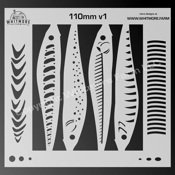 Fishing Stencil - Etsy