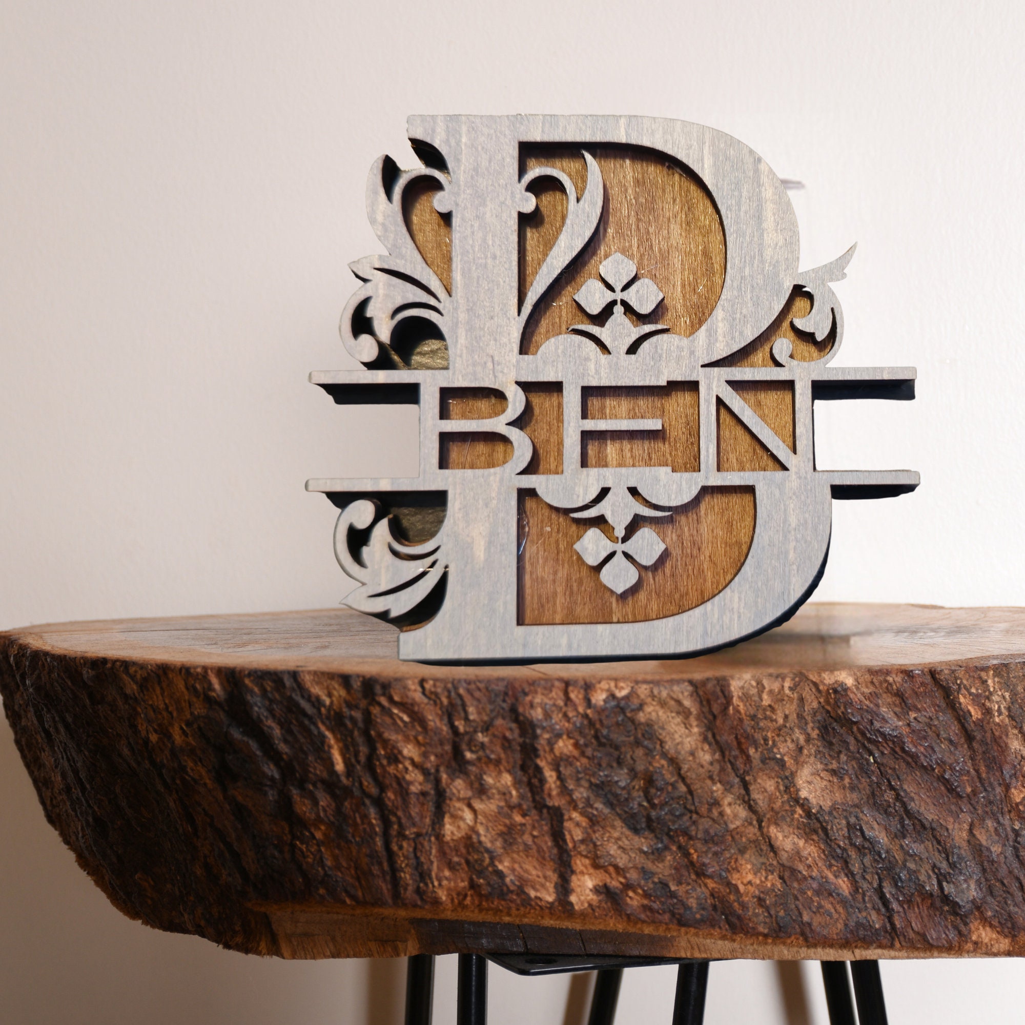 Wildflower Alphabet Art Nature-inspired Layered Wall Letters for Decor ...