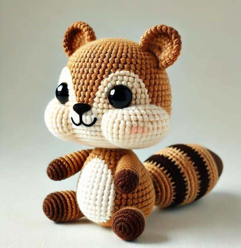 Crochet Pattern Chipmunk Toy, Amigurumi Tutorial PDF in English ...