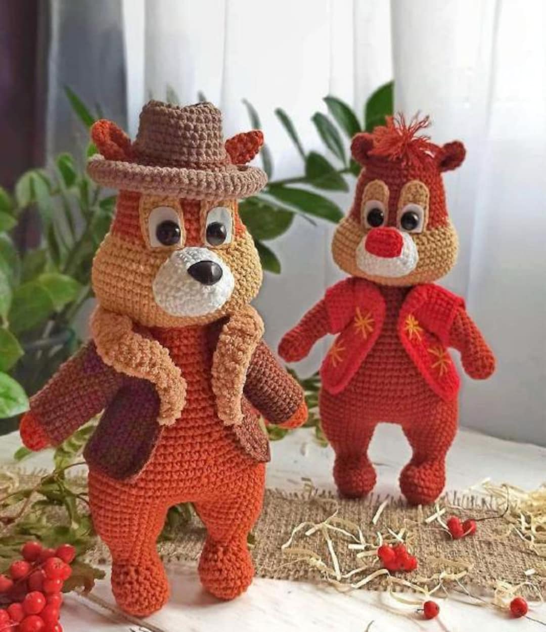 Crochet Pattern Chipmunk Toy, Amigurumi Tutorial PDF in English ...