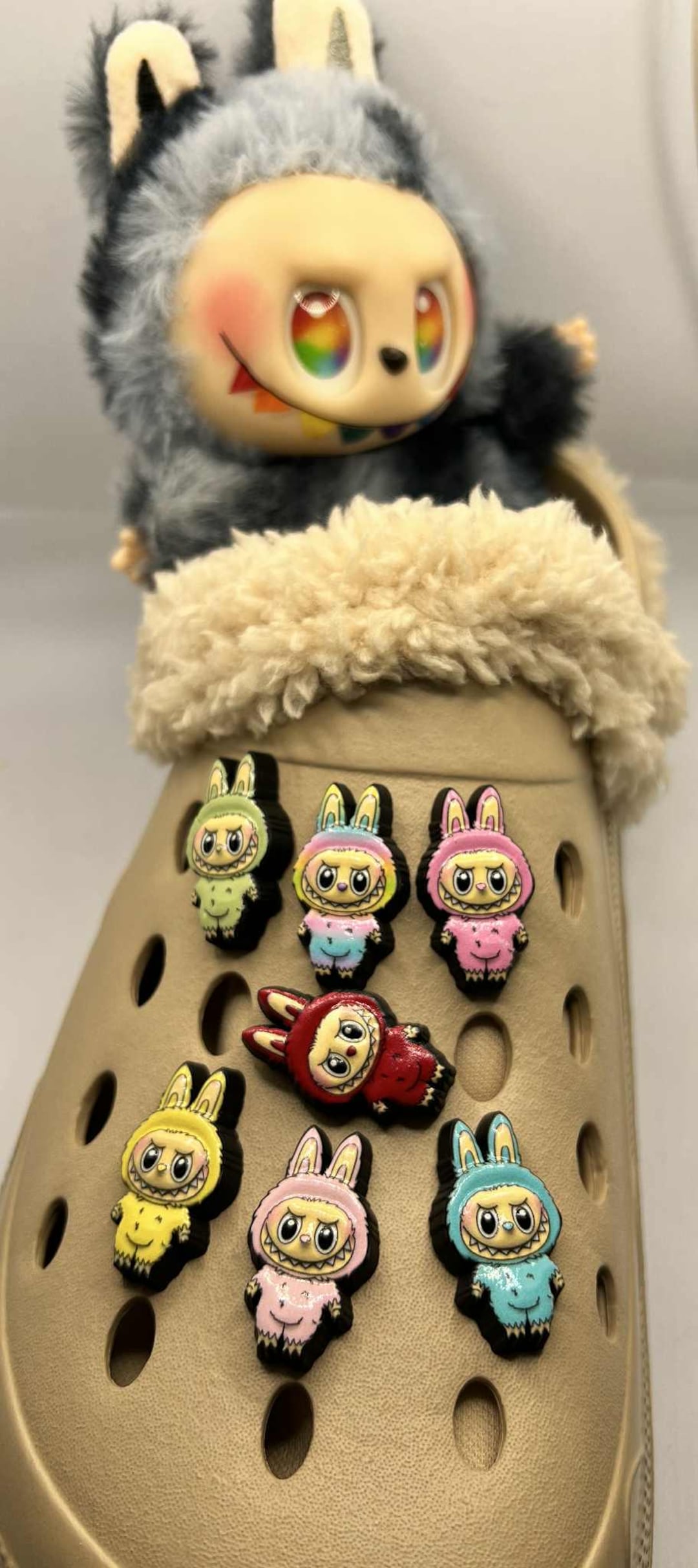 Labubu Croc Charms – 3D UV Printed Shoe Charms in 7 Colours | Cute ...