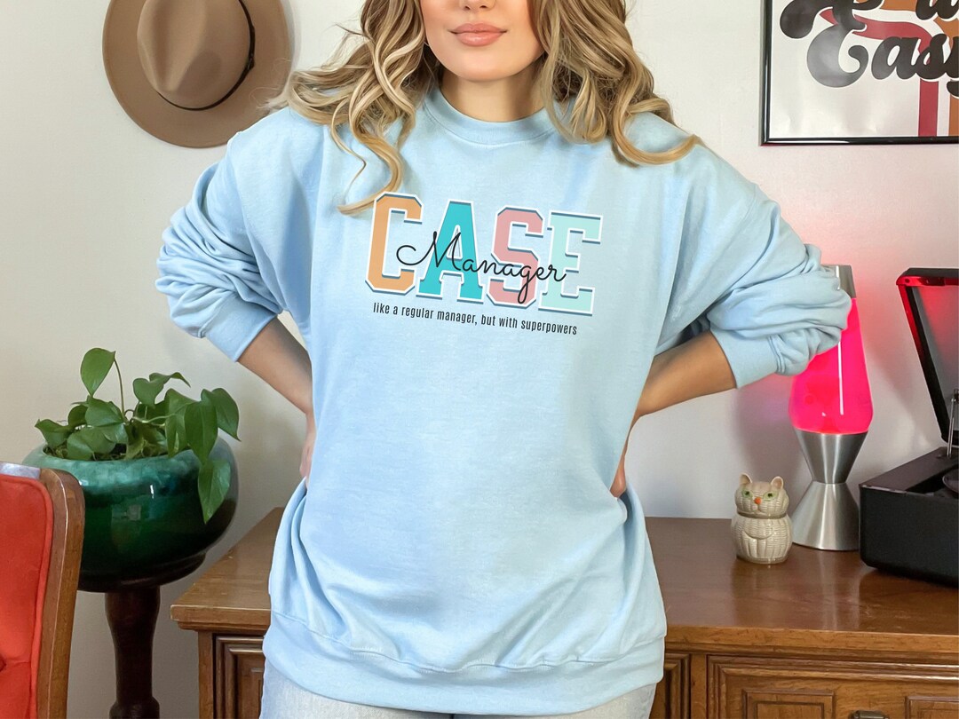 Case Manager Case Management Y2K Color Modern Collegiate Sweatshirt ...