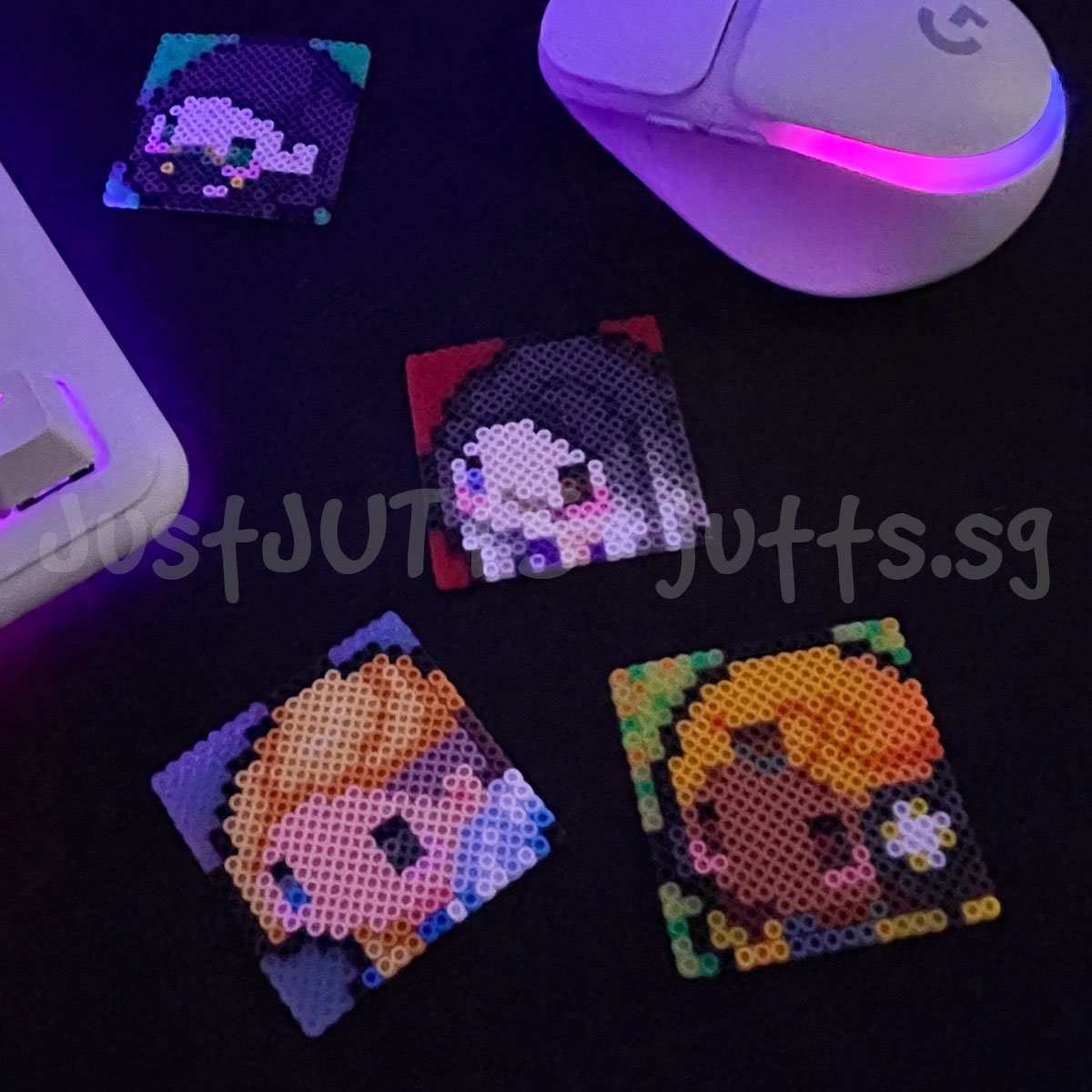 LIMITED TIME Valorant 3D Pixel, Perler Beads Custom Keychain Astra Brim ...