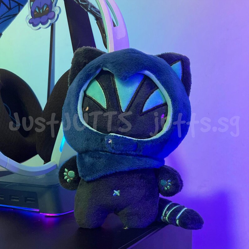 LIMITED EDITION Valorant Omen Plush Nekomen Plushie Removable Hoodie ...