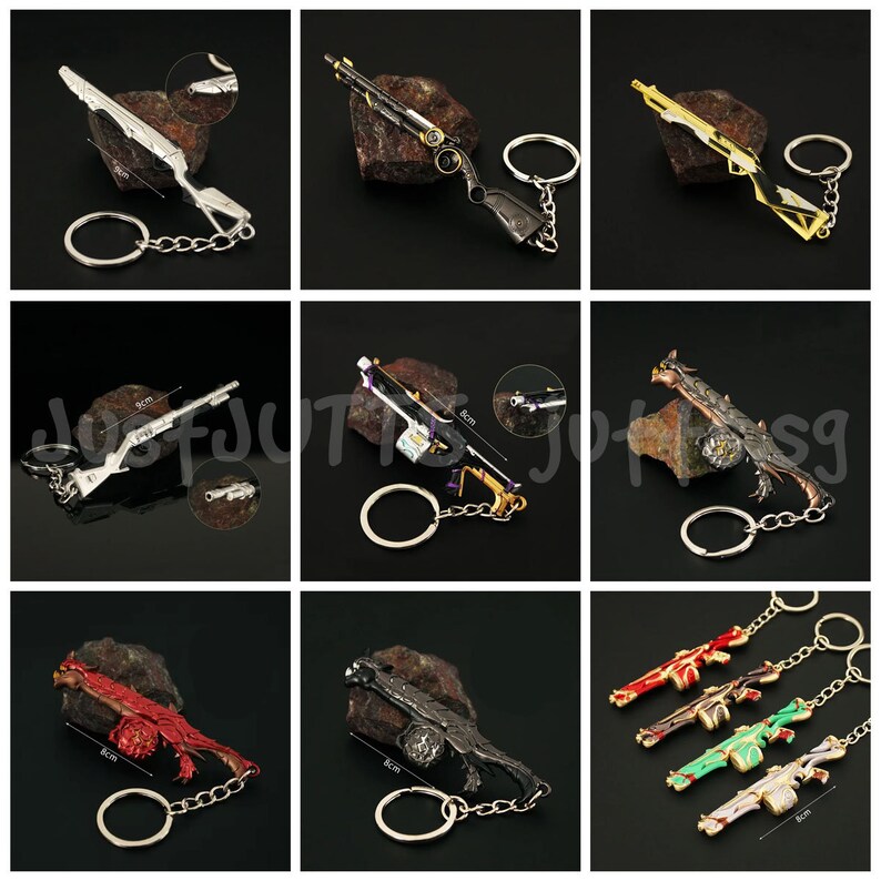 Valorant Smgs Shotguns Weapon Keychain Spectre Stinger Bucky Judge ...