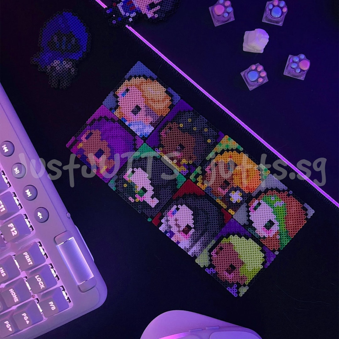 LIMITED TIME Valorant 3D Pixel, Perler Beads Custom Keychain Astra Brim ...