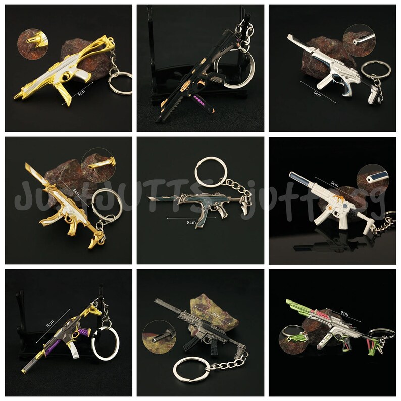 Valorant Smgs Shotguns Weapon Keychain Spectre Stinger Bucky Judge ...