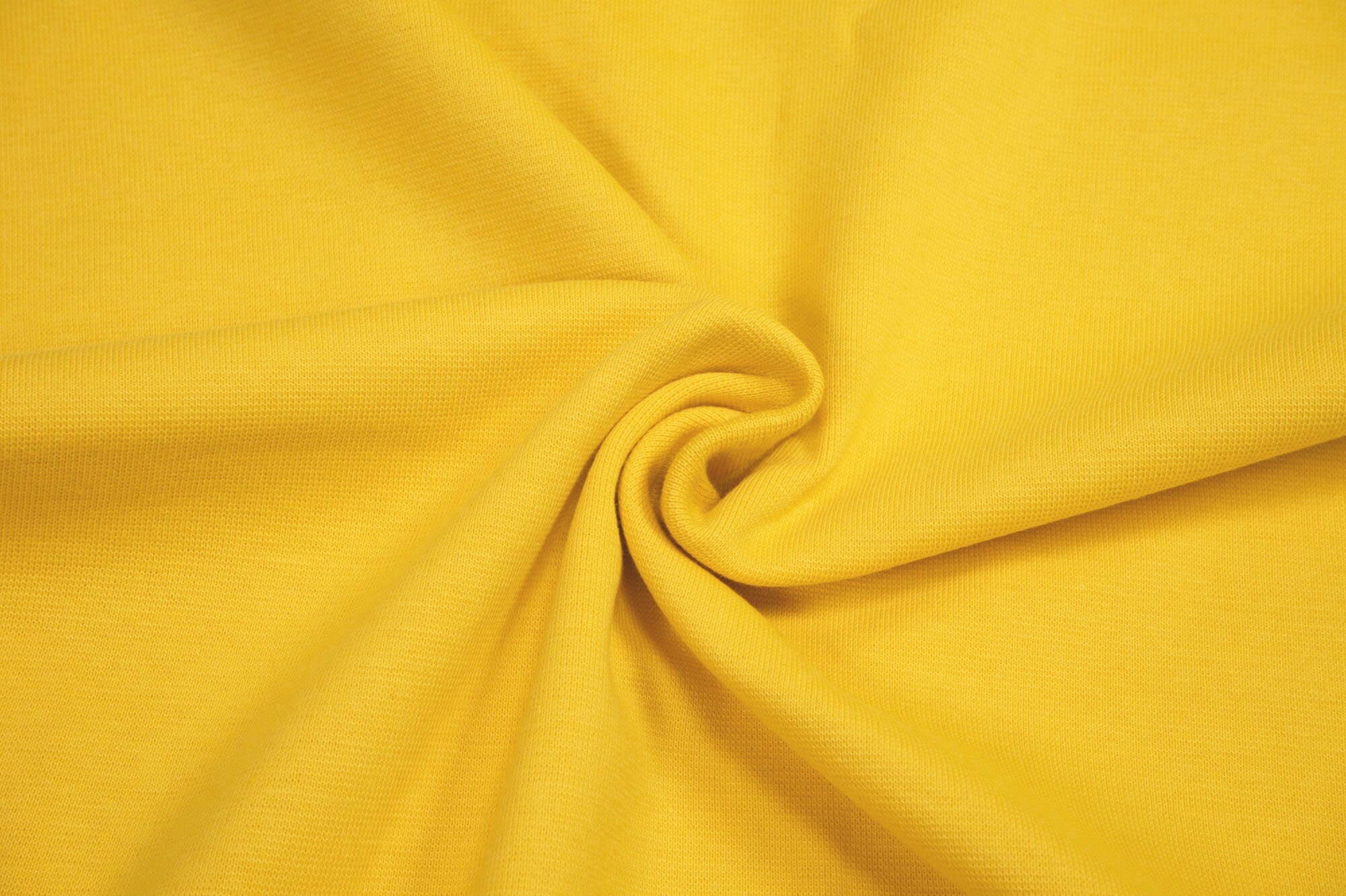 Rib knit fabric plain uni dark yellow 0.54yd 0.5m - Etsy Polska