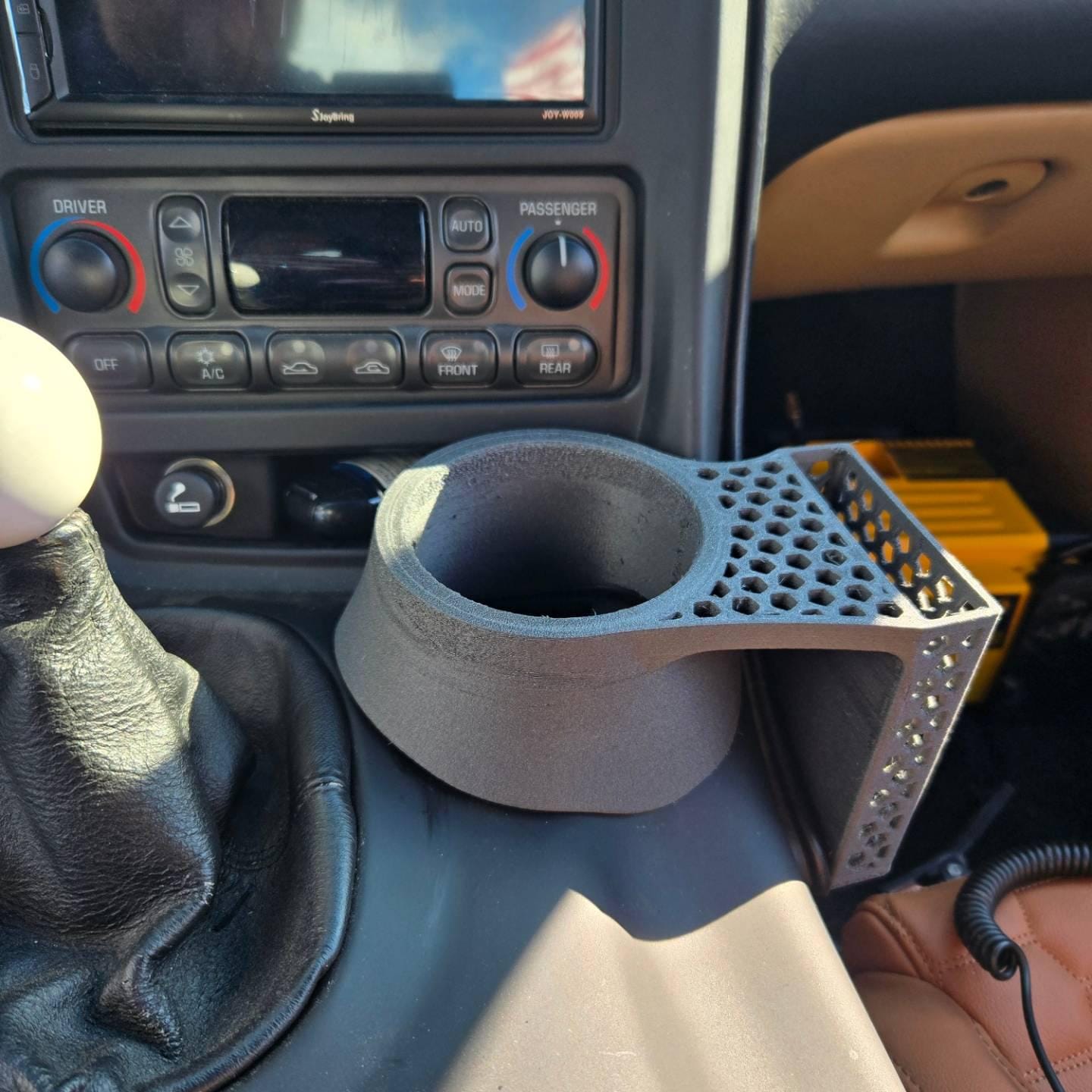 C5 Corvette Cupholder & Phone Holder - Double Din Radio Dash - Etsy