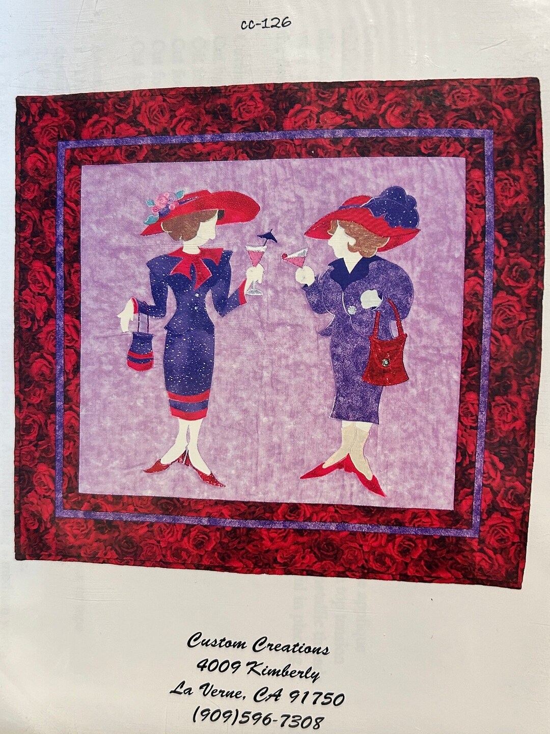 Red Hot Divas Pattern Wallhanging Quilt Applique and Instructions - Etsy