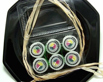 Sushi Art Sushi Gift Ideas Handmade Beeswax Japanese Candles | Etsy