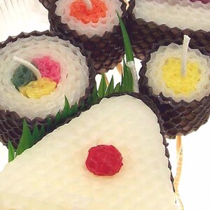 Sushi Candle Gift Set Original Assorted Sushi Candles Beeswax Handmade ...