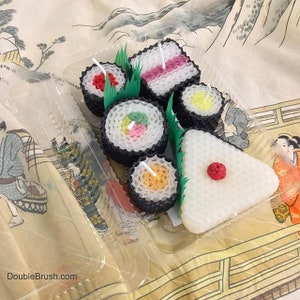 Sushi Candle Gift Set Original Assorted Sushi Candles Beeswax Handmade ...