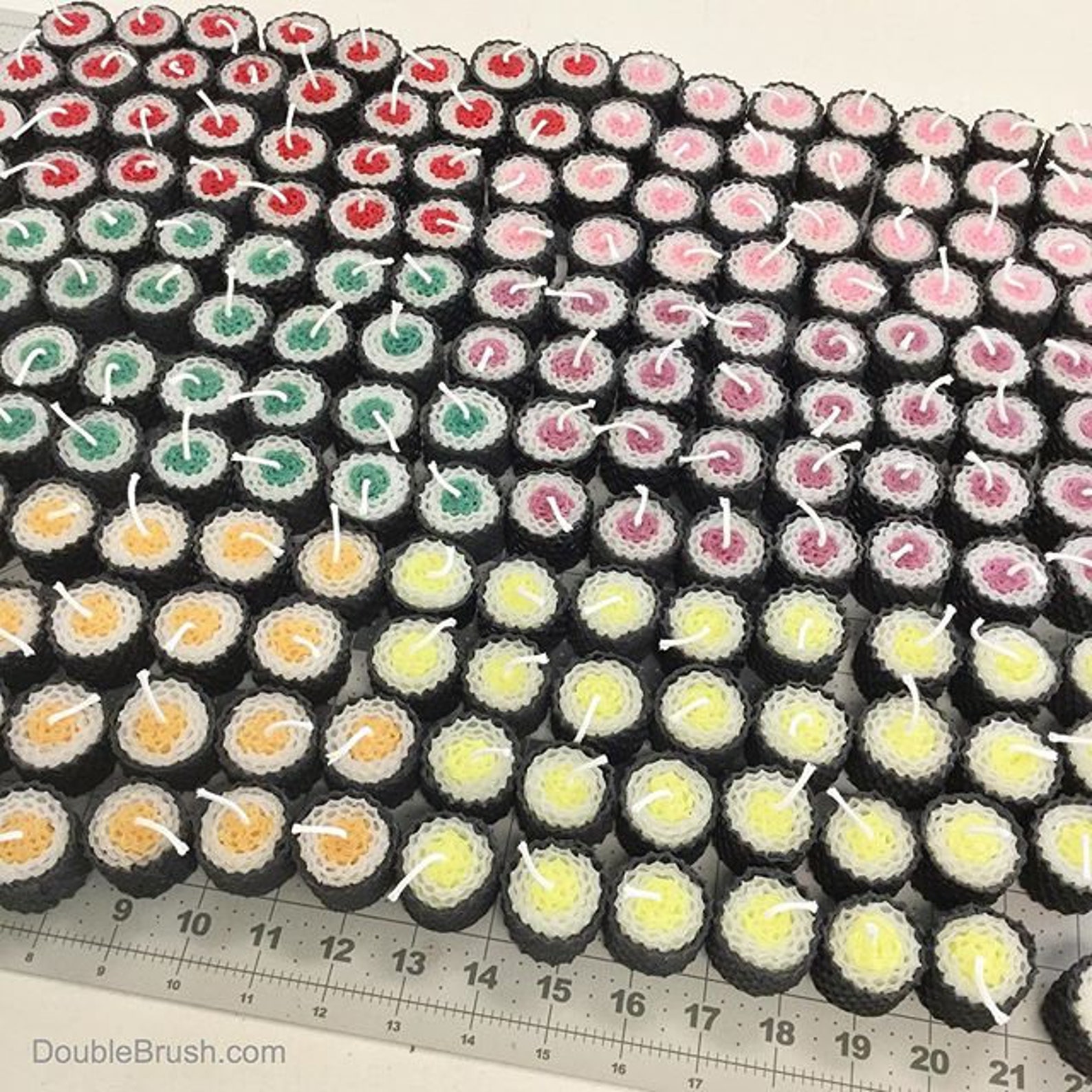 Sushi Party Favour Tekka Maki Sushi Candle Favor Beeswax Red - Etsy ...