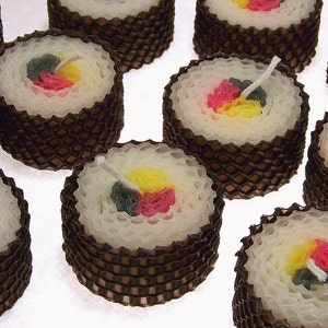 Sushi Geekery Sushi Boxed Set Sushi Shaped Candles Sushi Set Box Votive ...