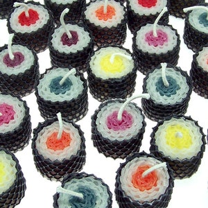 Yellow Takuan Radish Japanese Pickle Beeswax Sushi Candle Party Favor ...