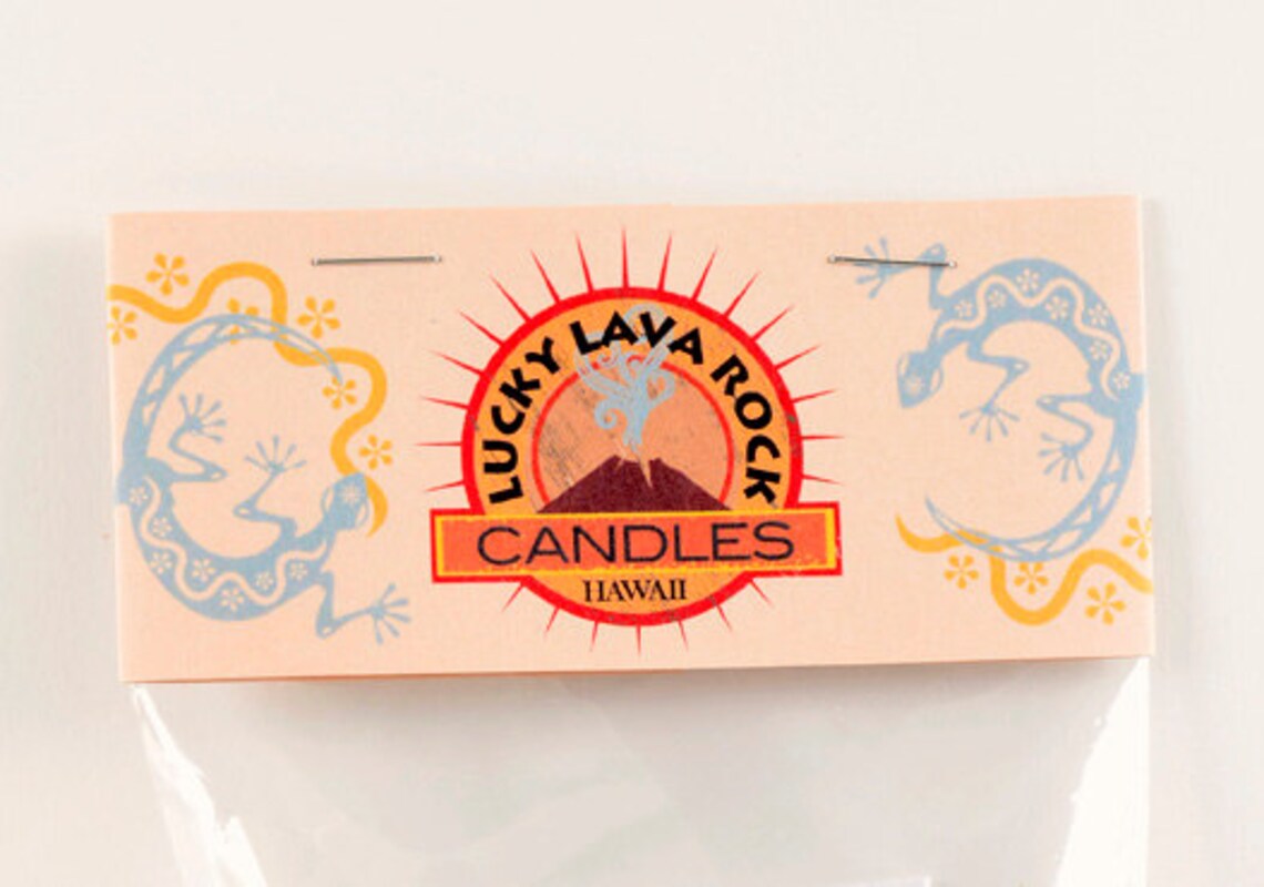 Lucky Lava Rock Candles Hawaii Good Luck Candles Gift 3 Stone Candles ...