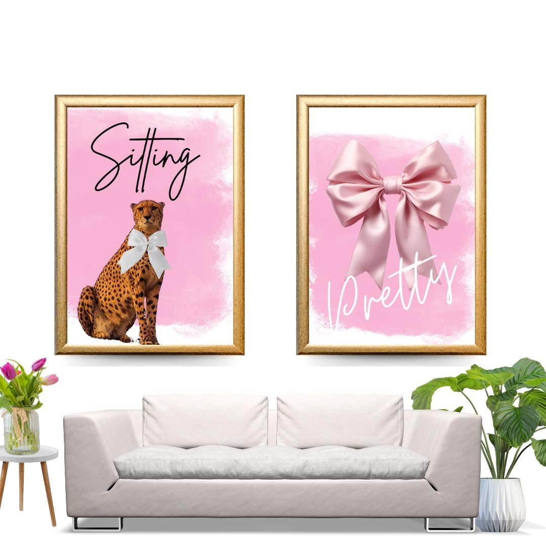 Sitting Pretty Poster Set - Etsy