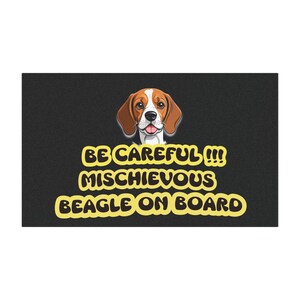 Lovely, Mischievous Beagle Car Magnet - Etsy