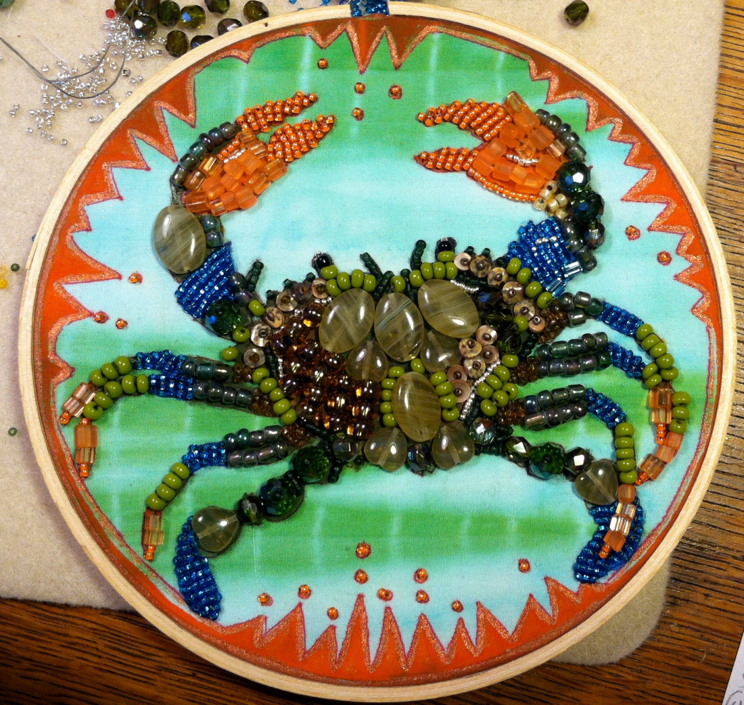 Lobster, Blue Crab or Octopus Bead Art Kits You Make! - Etsy