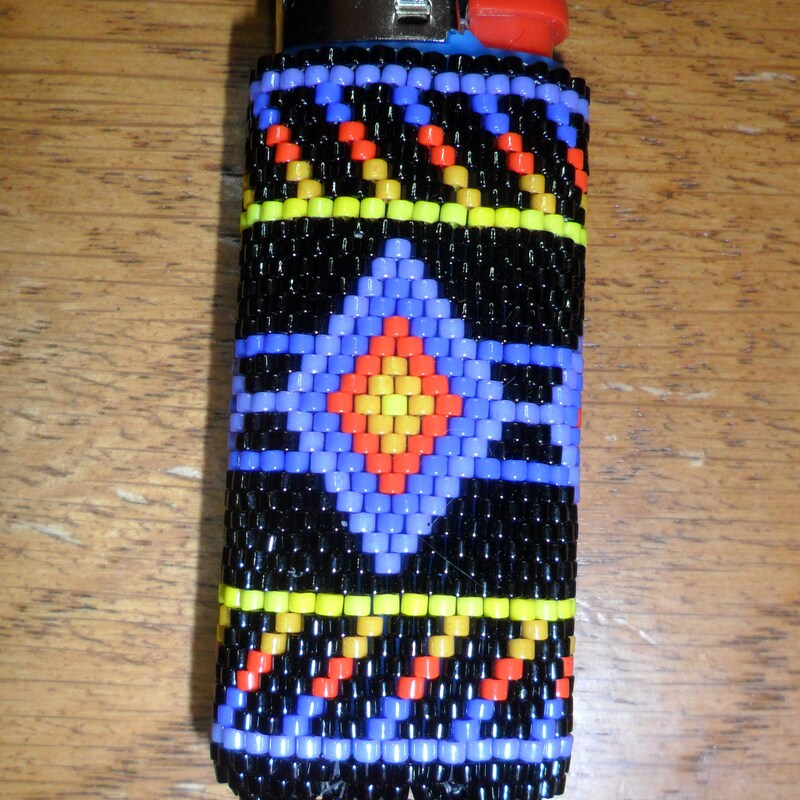 Beaded Lighter Cover - Etsy